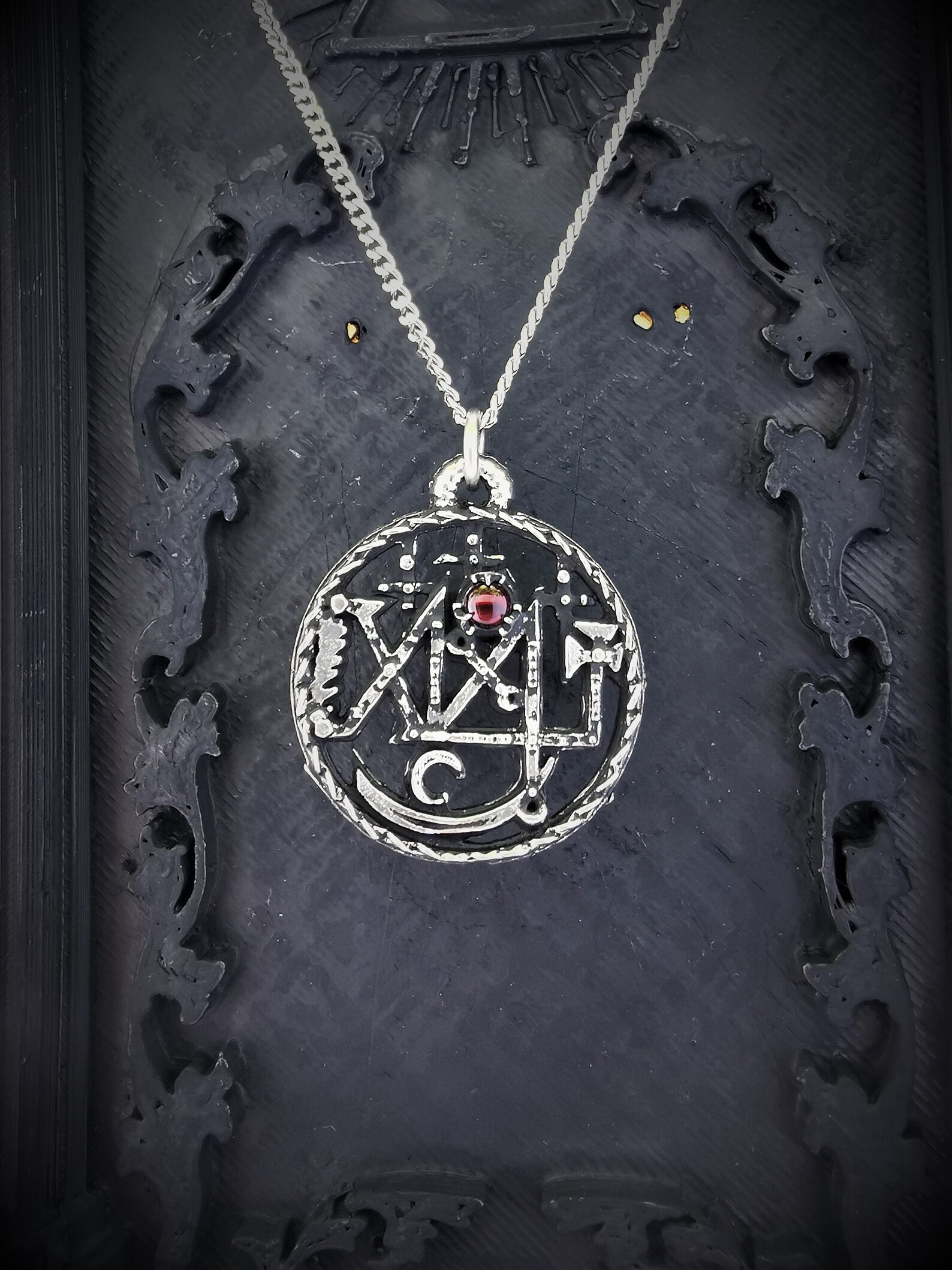 Seal Sigil of Goetia Focalor Lucifuge Rofocale With Ruby - Etsy