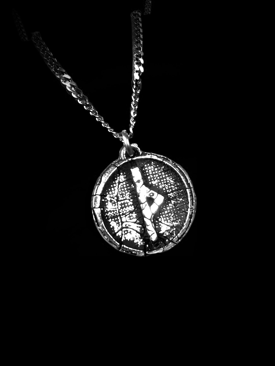 Thurisaz Rune Pendant With Cracked Antique Finish - Etsy
