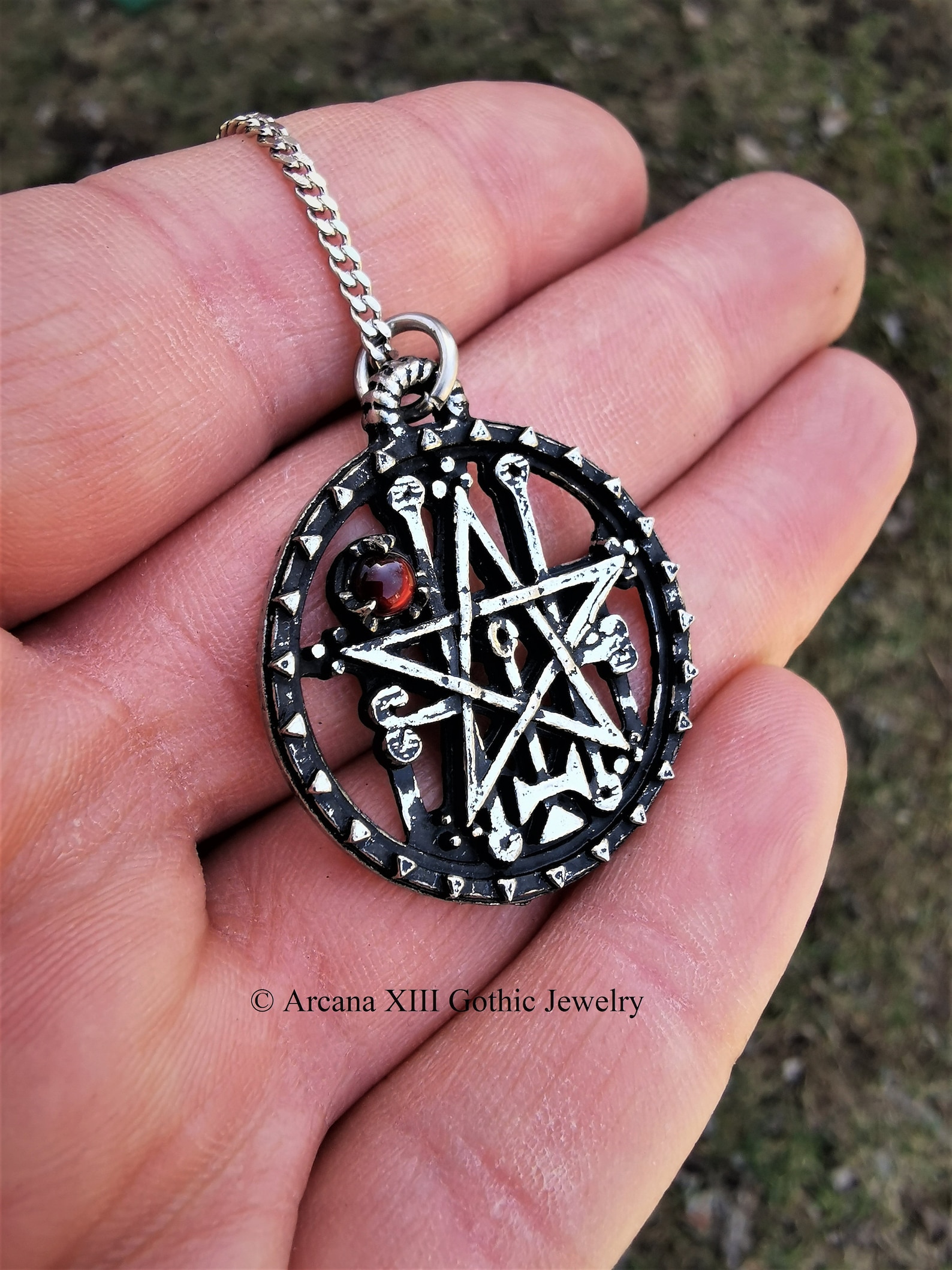 Seal Sigil of Astaroth Necklace With Antique Finish - Etsy