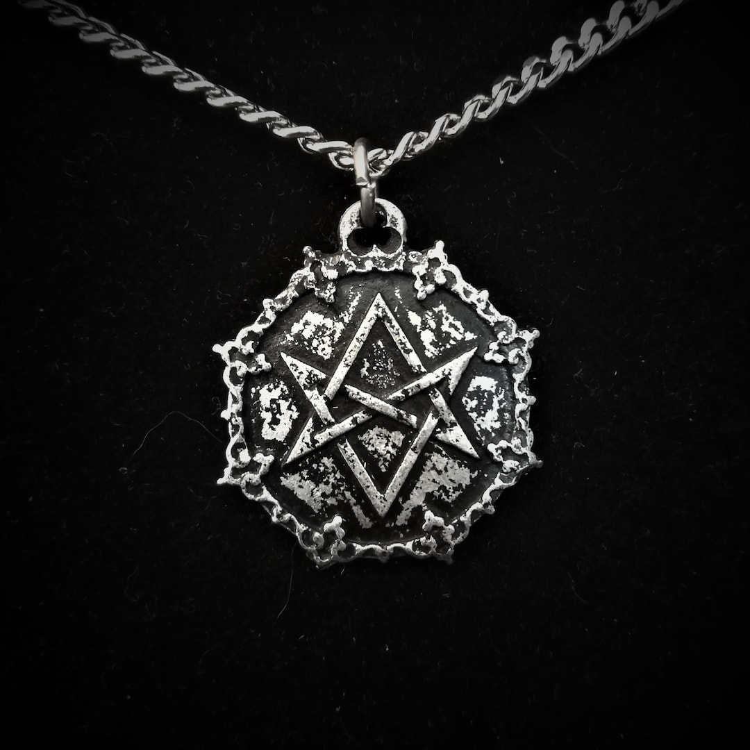 Unicursal Hexagram Necklace of Thelema Aleister Crowley's - Etsy