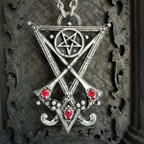 Luciferian Serpent Earrings Sigil of Lucifer Cobra Occult | Etsy