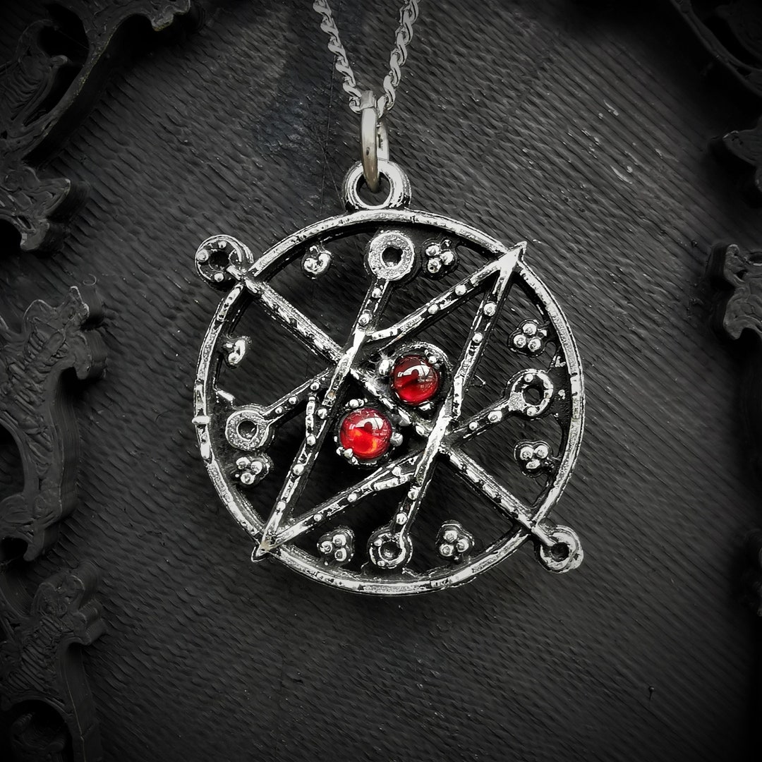 Seal Sigil of Azazel Sigil of Saturn With Gothic Ornaments - Etsy Finland