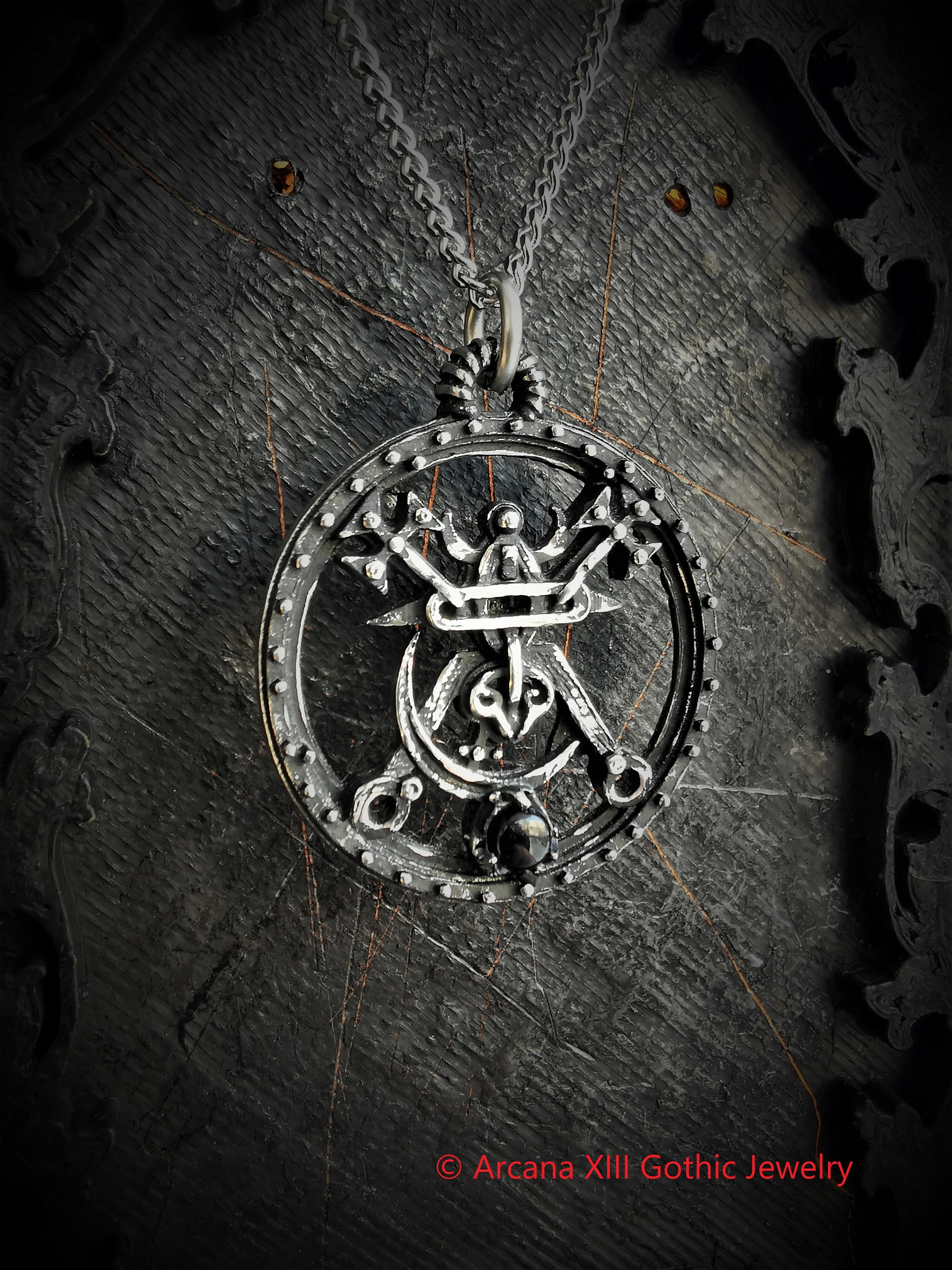 Seal Sigil Of Bael Necklace With Antique Finish Etsy