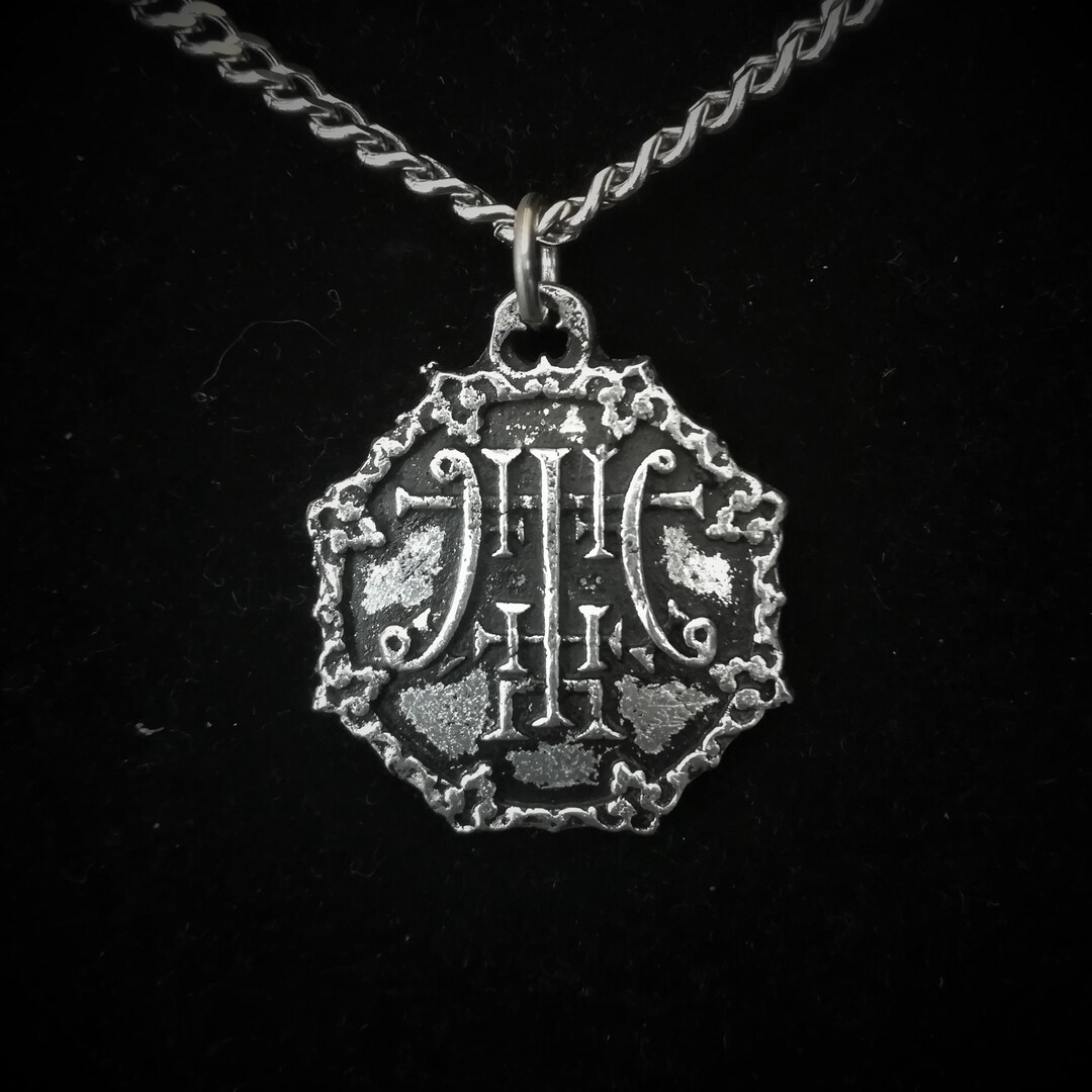 Seal Sigil of Foras Necklace With Antique Finish - Etsy