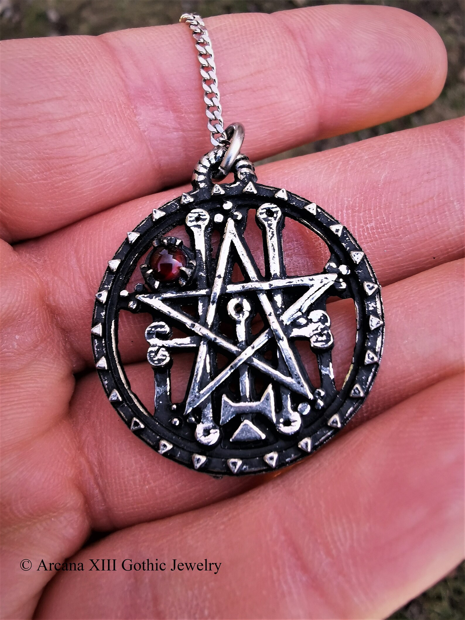 Seal Sigil of Astaroth Necklace With Antique Finish - Etsy
