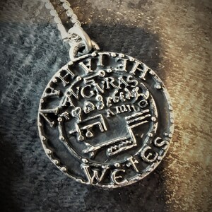 Double Sided Sigil of Aquarius Aka Aquarii, According to the Alchemist ...