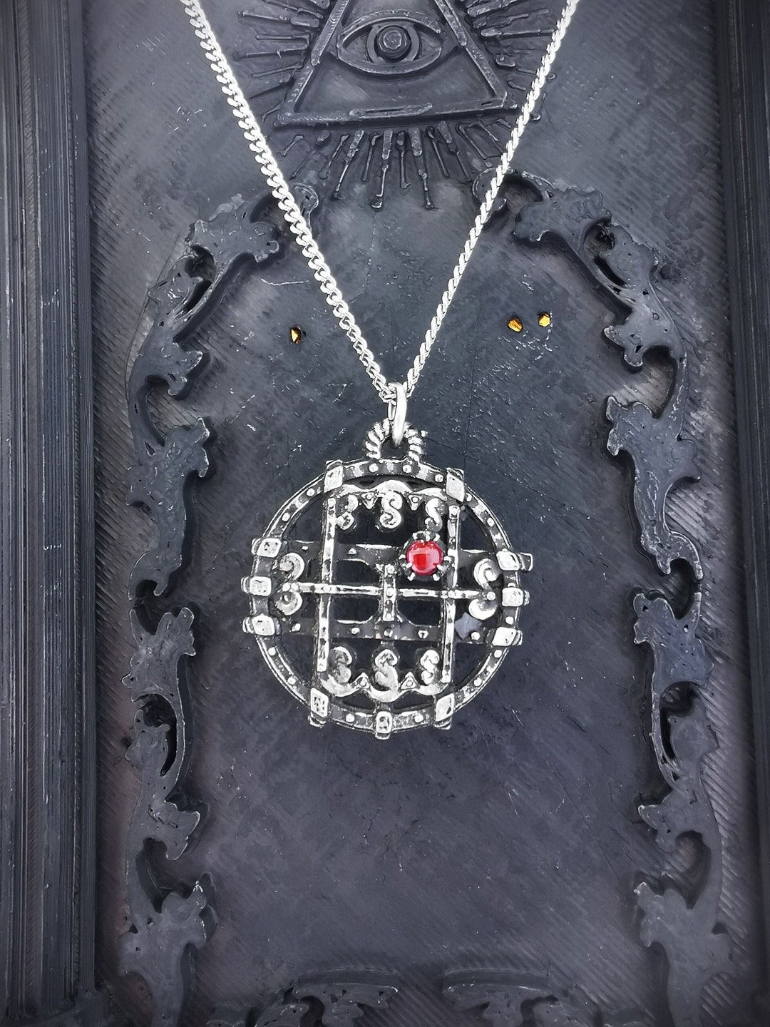 Seal Sigil of Amon aka Amon Ra Necklace With Antique Finish - Etsy