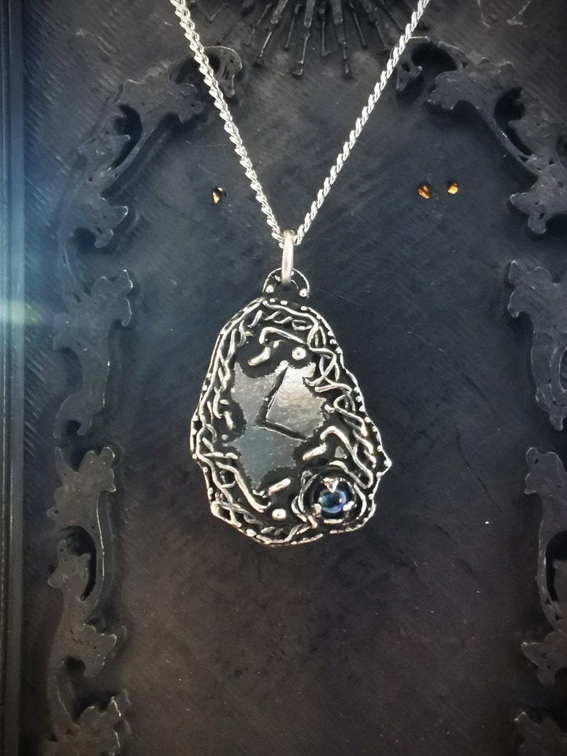 Handmade Kenaz Aka Kaunan Rune Necklace With Antique Finish - Etsy