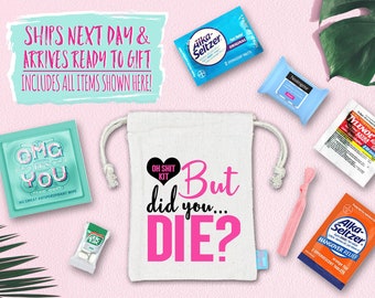 Spooky Bachelorette Party Recovery Kit Skeleton Hangover Kit - Etsy