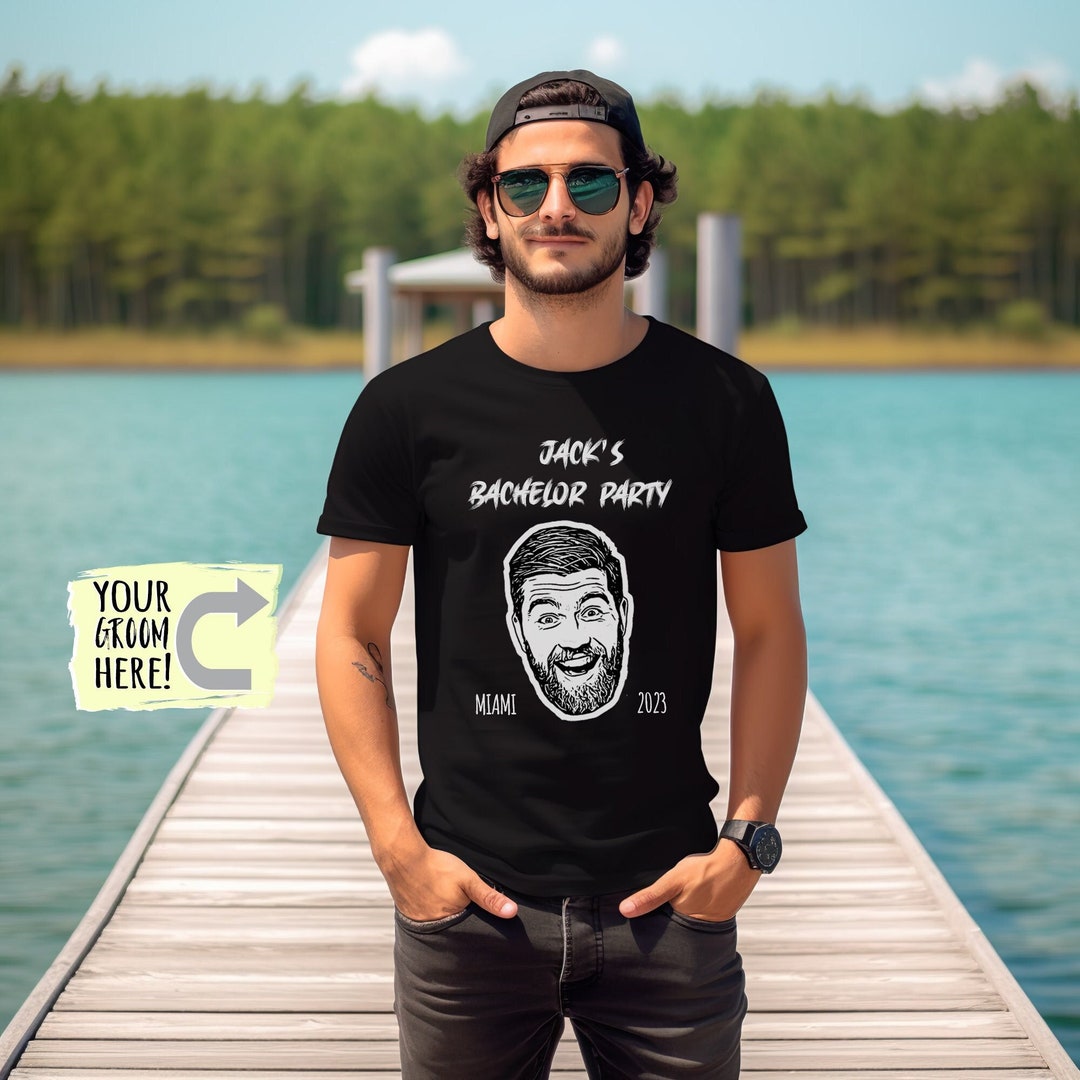 Funny Bachelor Party Shirt Custom Caricature | Custom Bachelor Party ...