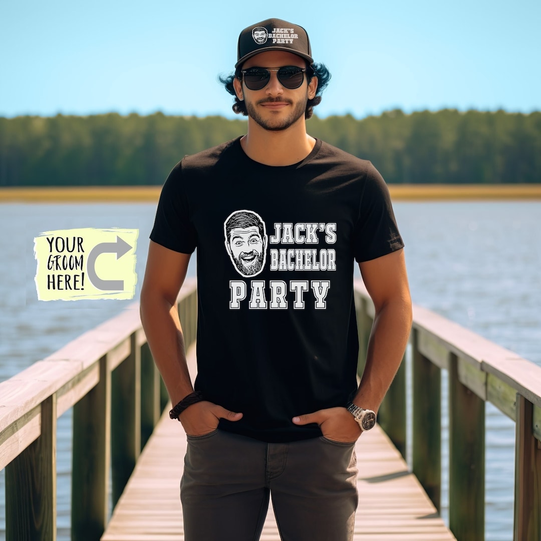 Funny Bachelor Party Shirt Custom Caricature | Custom Bachelor Party ...