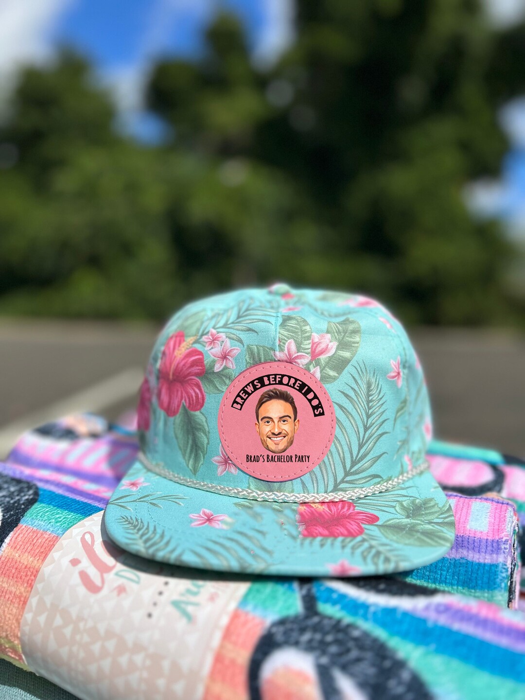 Bachelor Party Hat | Custom Photo Brews Before I Dos -bachelor Party ...