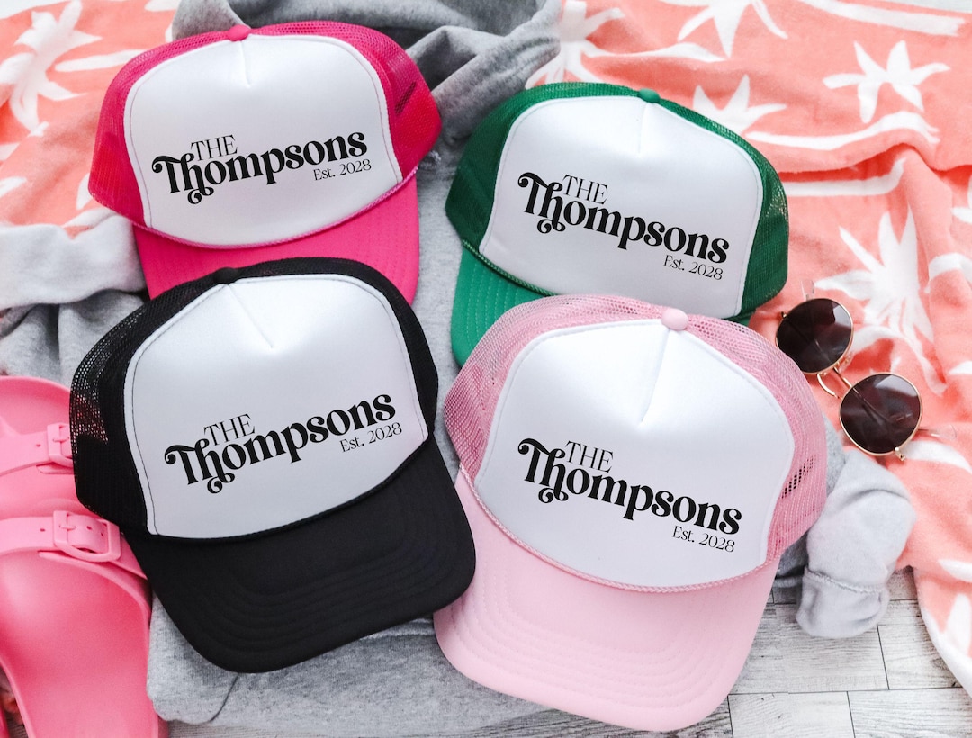 Wedding Guest Favor Hats | Custom Bridal Party Gifts | Personalized ...