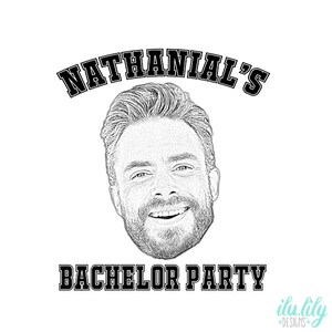 Bachelor Party Basketball Jersey | Custom Bachelor Face - Bachelor ...