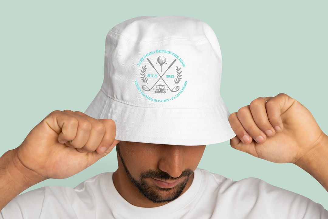 Bachelor Party Bucket Hat | Golf Trip Last Swing Before the Ring Hat ...