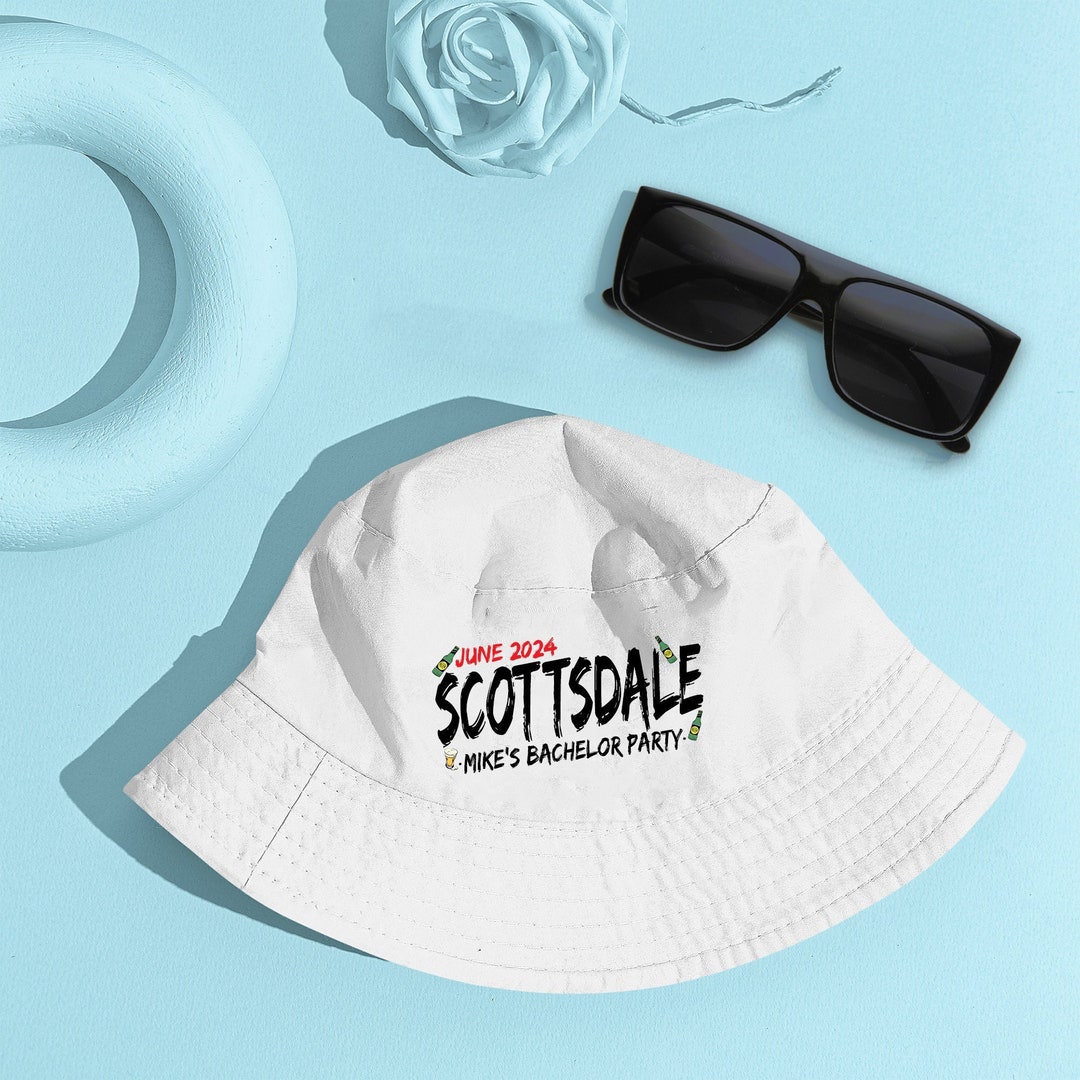 Bachelor Party Bucket Hat | Scottsdale - Bachelor Party Hats, Groomsmen ...
