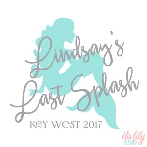 Last Splash Mermaid Theme Bachelorette Party Totes Wedding - Etsy