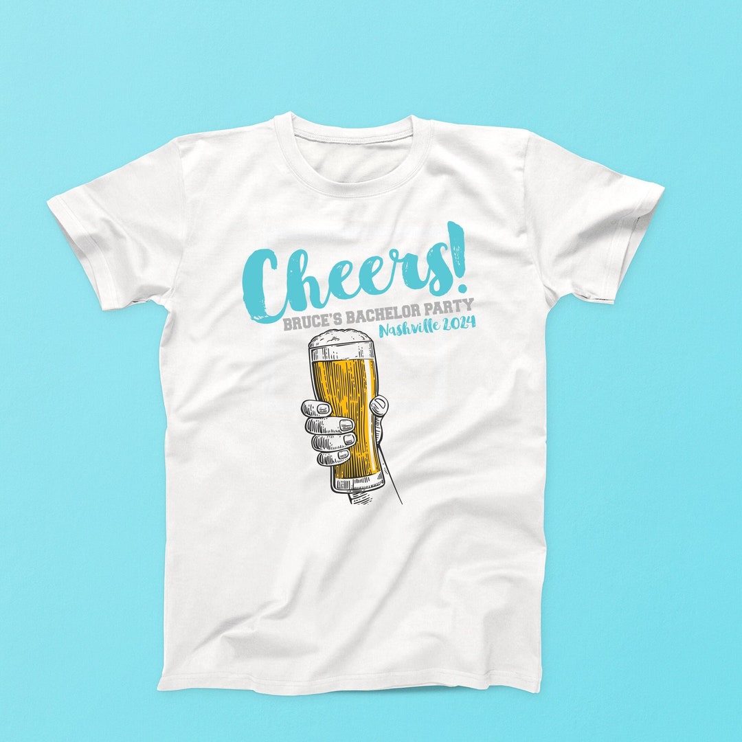 Bachelor Party Shirt | Custom Cheers Bachelor Party Shirt Funny ...
