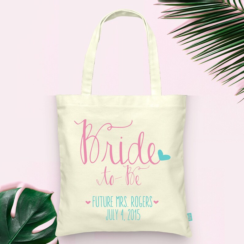 Personalized Bride to Be Tote Wedding Tote Bags - Etsy