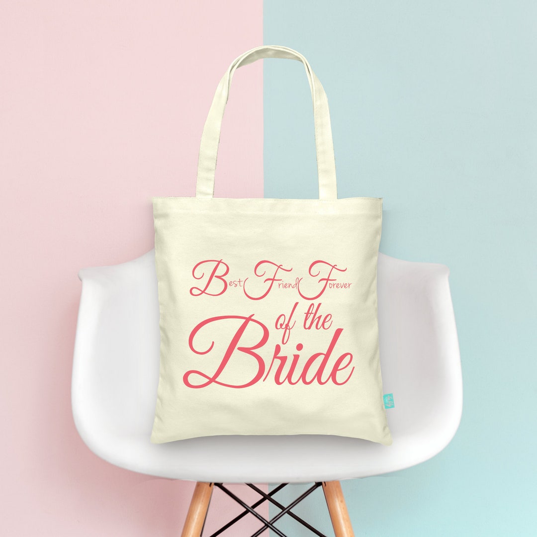 BFF Best Friend Forever Tote- Wedding Tote Bags - Etsy