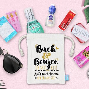 Bach and Boujee Bachelorette Party Survival Kit | Bach and Boujee Theme Gift Box - Etsy