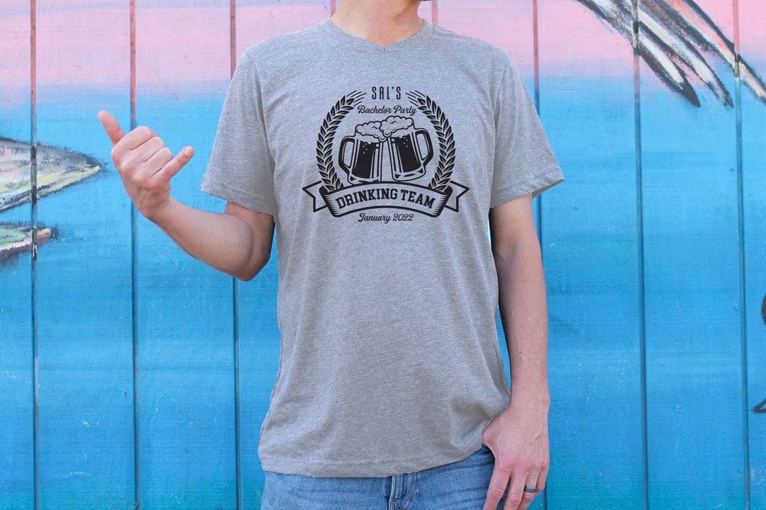 Bachelor Party Shirt | Custom Drinking Team Bachelor Party Shirt Funny ...