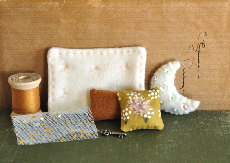 Wee Enchanted Bed Set Doll Bedding Miniature Little Bed - Etsy