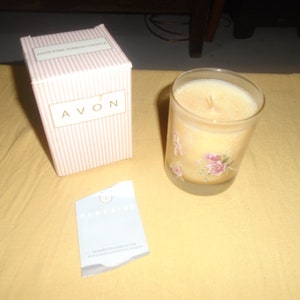 Vintage Avon Pink Ribbon Candle Box Included NOS Cancer Awareness ...