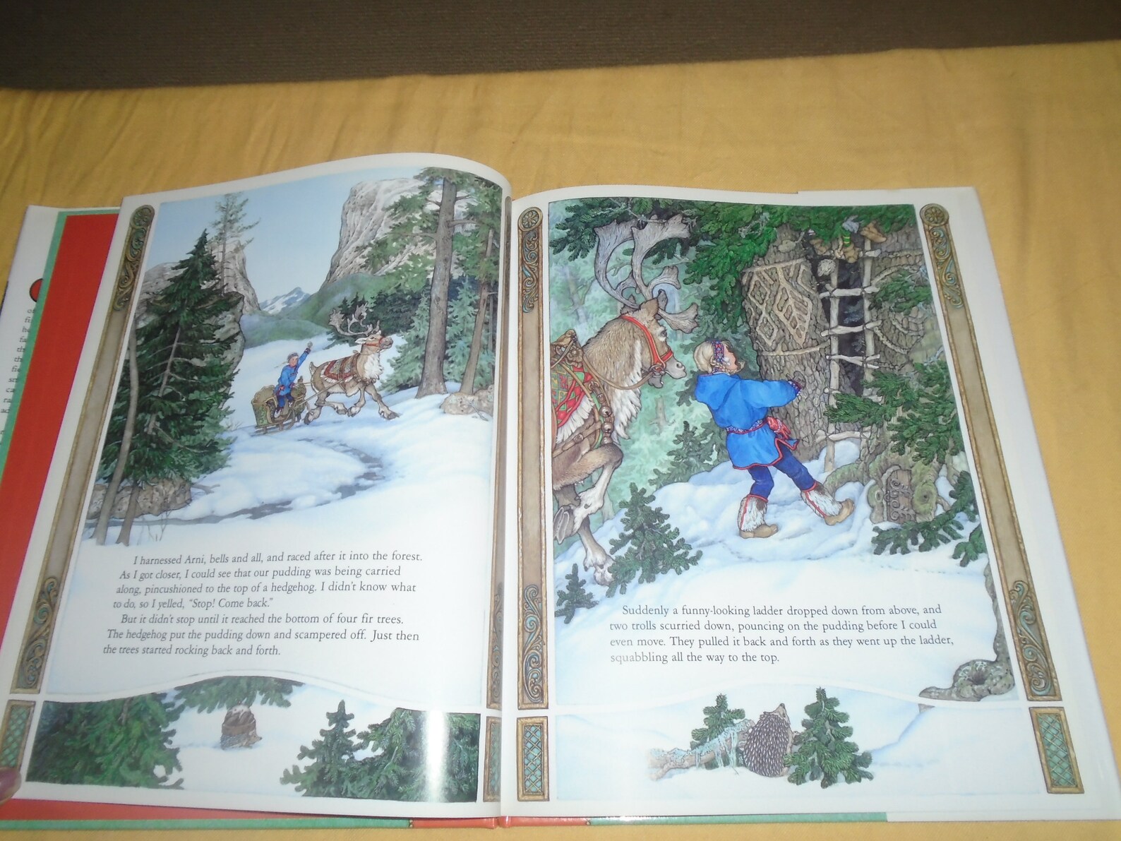 Christmas Trolls by Jan Brett Hardcover Book With Dust Jacket - Etsy