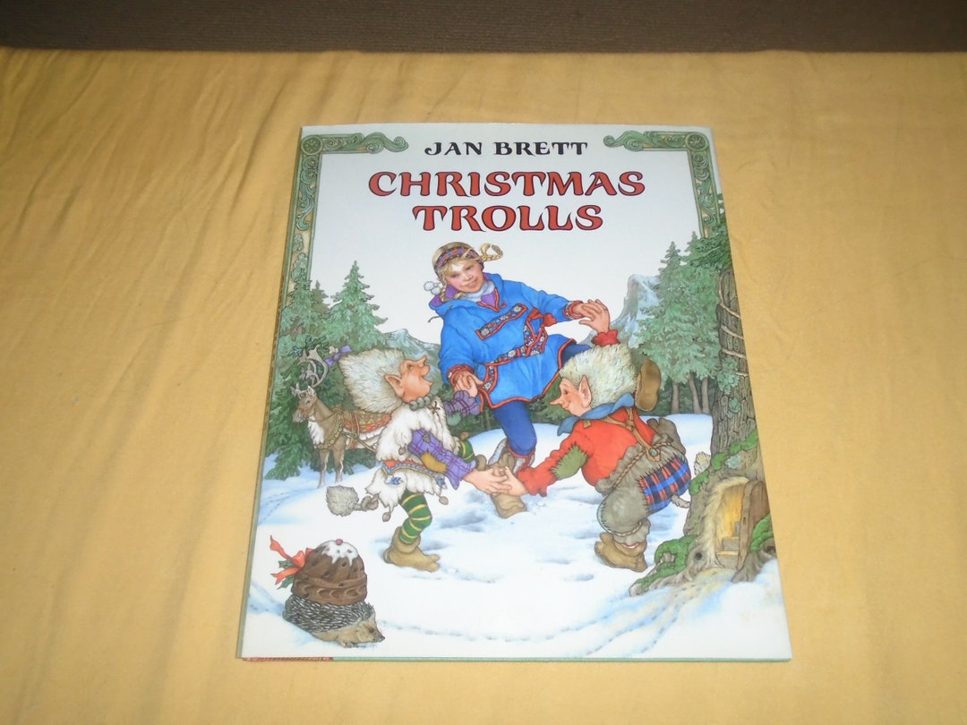Christmas Trolls by Jan Brett Hardcover Book With Dust Jacket - Etsy