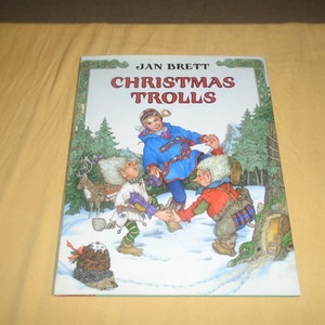 Christmas Trolls by Jan Brett Hardcover Book With Dust Jacket - Etsy