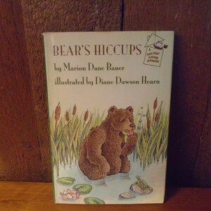 Bear's Hiccups Hardcover Children's Book by Marion Dane Bauer First ...