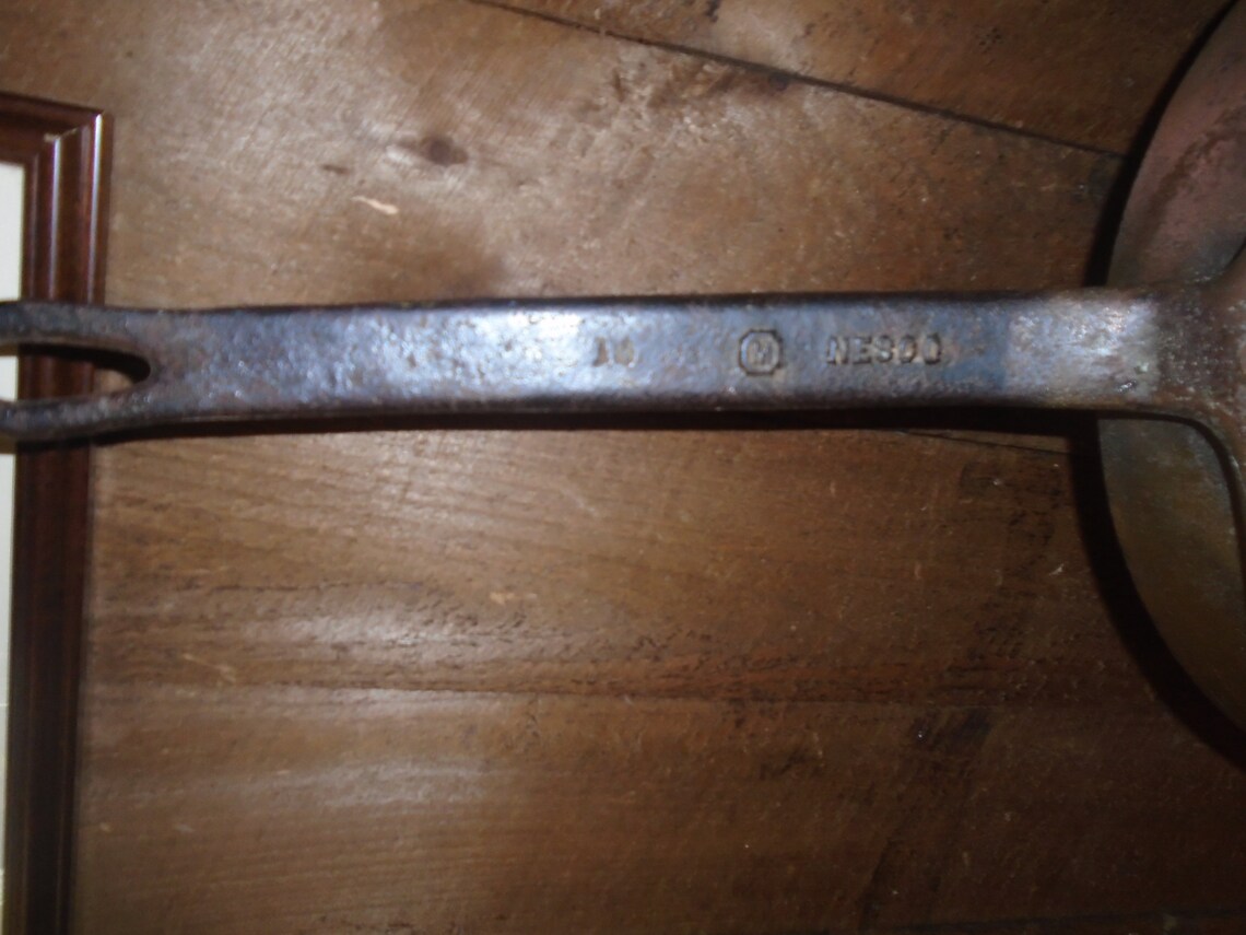 Antique Primitive Heavy Large Cast Iron Handle Cooking Pot - Etsy