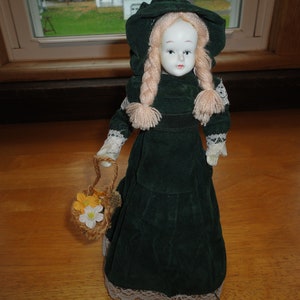 Vintage Rotating Musical Doll Hand Painted Bisque Porcelain - Etsy