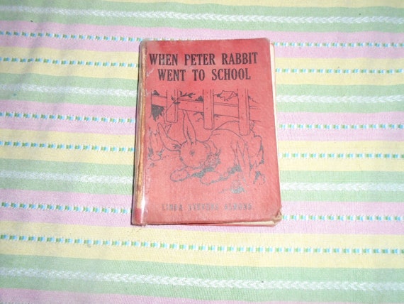 When Peter Rabbit Went to School Small Hardcover Book by Linda - Etsy
