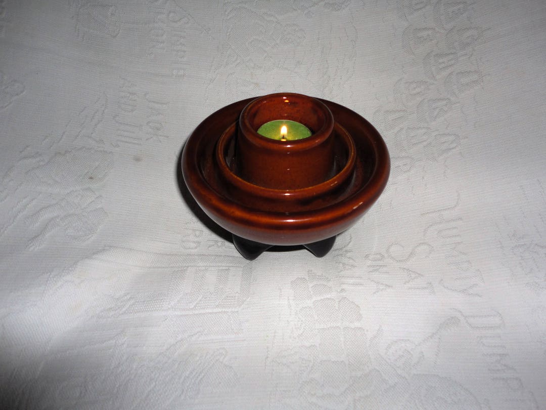 Brown Black Porcelain Pinco Insulator Candle Holder - Etsy