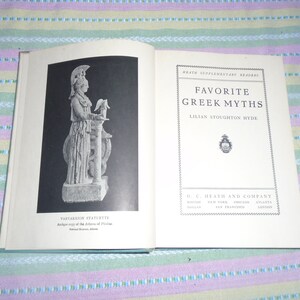 Favorite Greek Myths by Lilian S. Hyde - Etsy