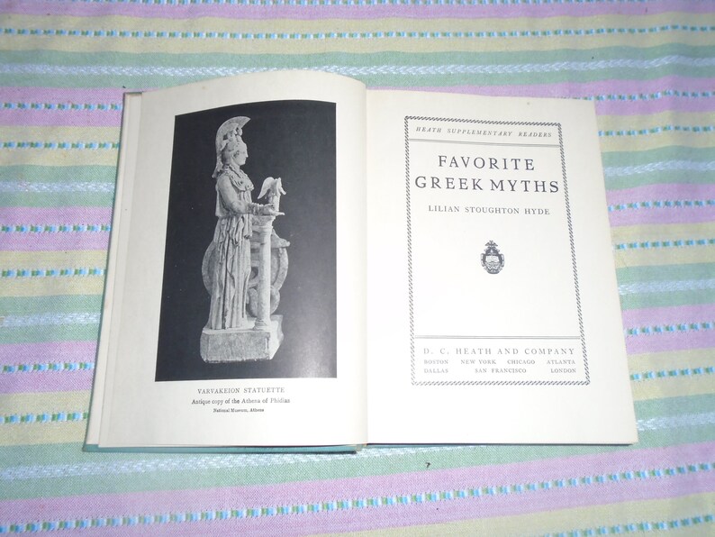 Favorite Greek Myths by Lilian S. Hyde - Etsy