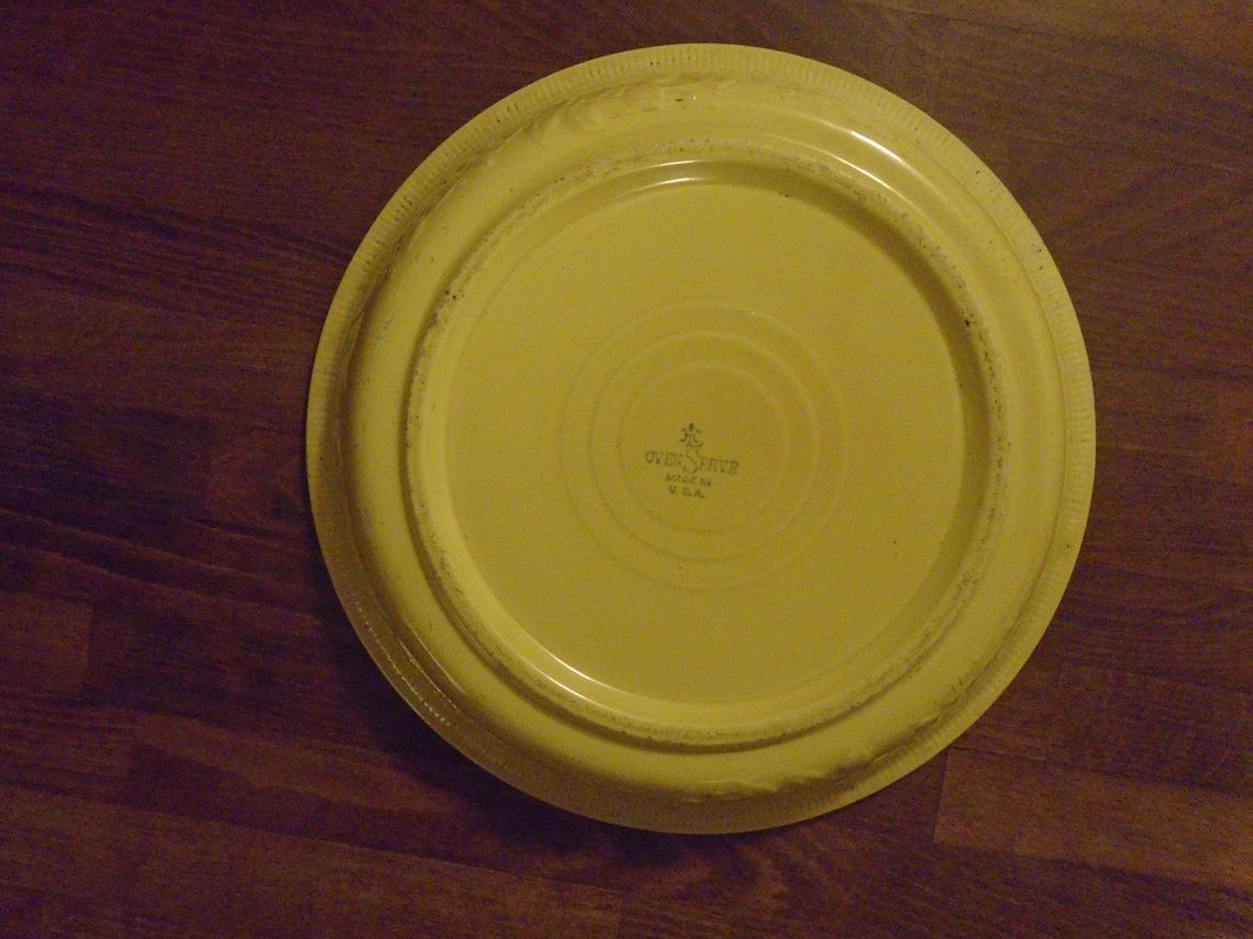 Vintage Homer Laughlin Oven Serve Ware Yellow Pie Plate USA Made - Etsy