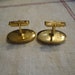 Victoria Flemming Cuff Links Hand Painted Porcelain Black and White ...