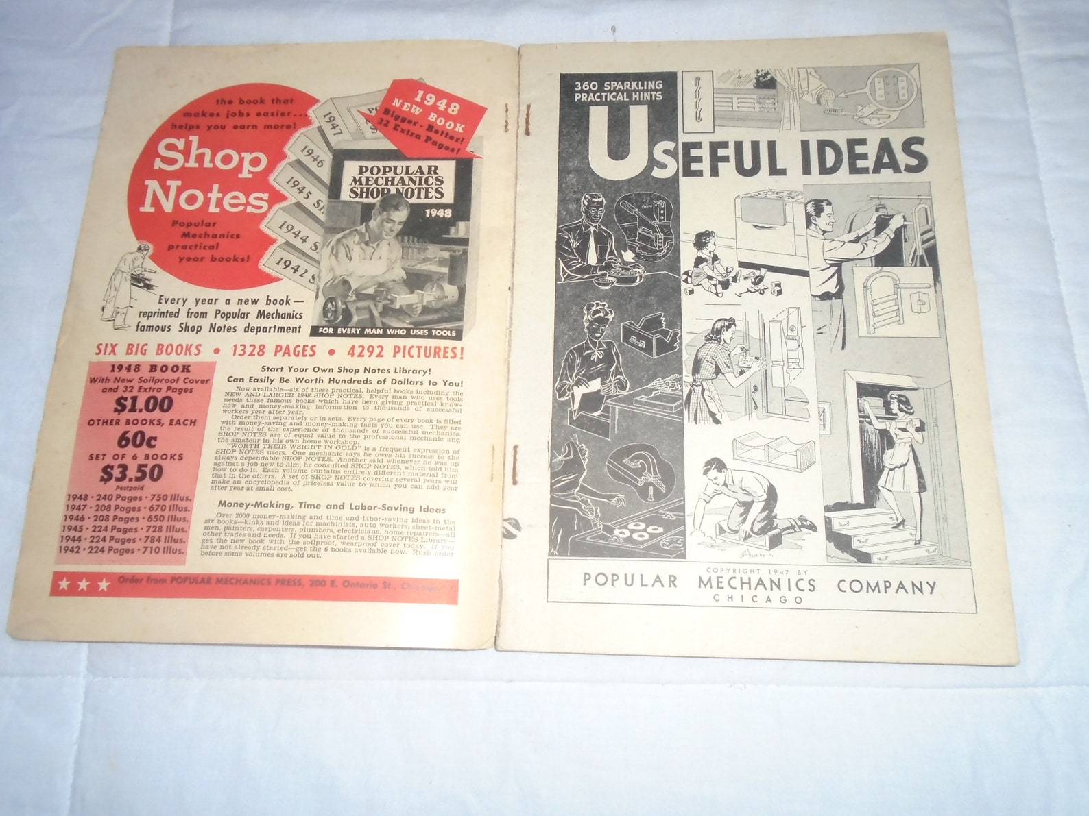 Vintage Popular Mechanics Useful Ideas Magazines Set of Two - Etsy