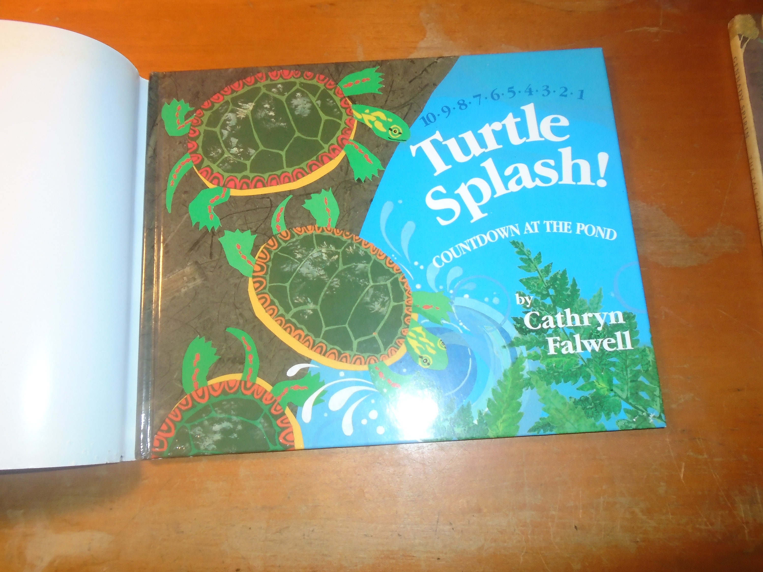 Turtle Splash Countdown at the Pond Hardcover Book With Dust - Etsy