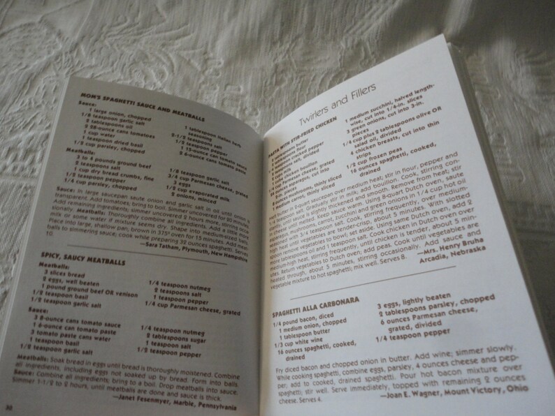 Vintage Country Woman Pasta Please Paper Back Cook Recipe Book - Etsy