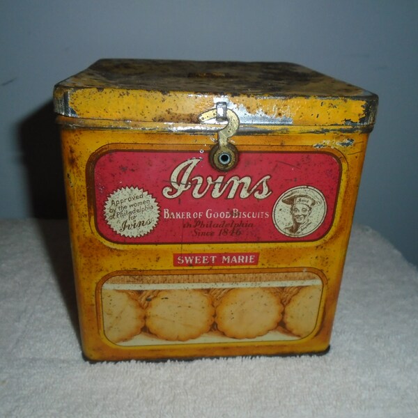 Vintage Sweet Tin - Etsy