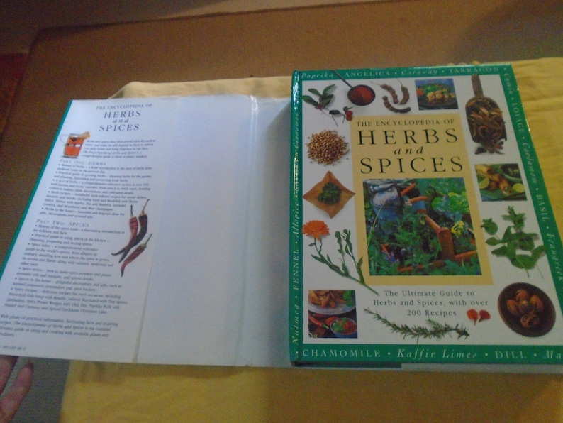 The Encyclopedia of Herbs and Spices Hardcover Book With Dust Jacket - Etsy