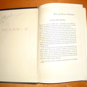 Port of Seven Strangers Hardcover Book by Kathleen Moore Knight First ...