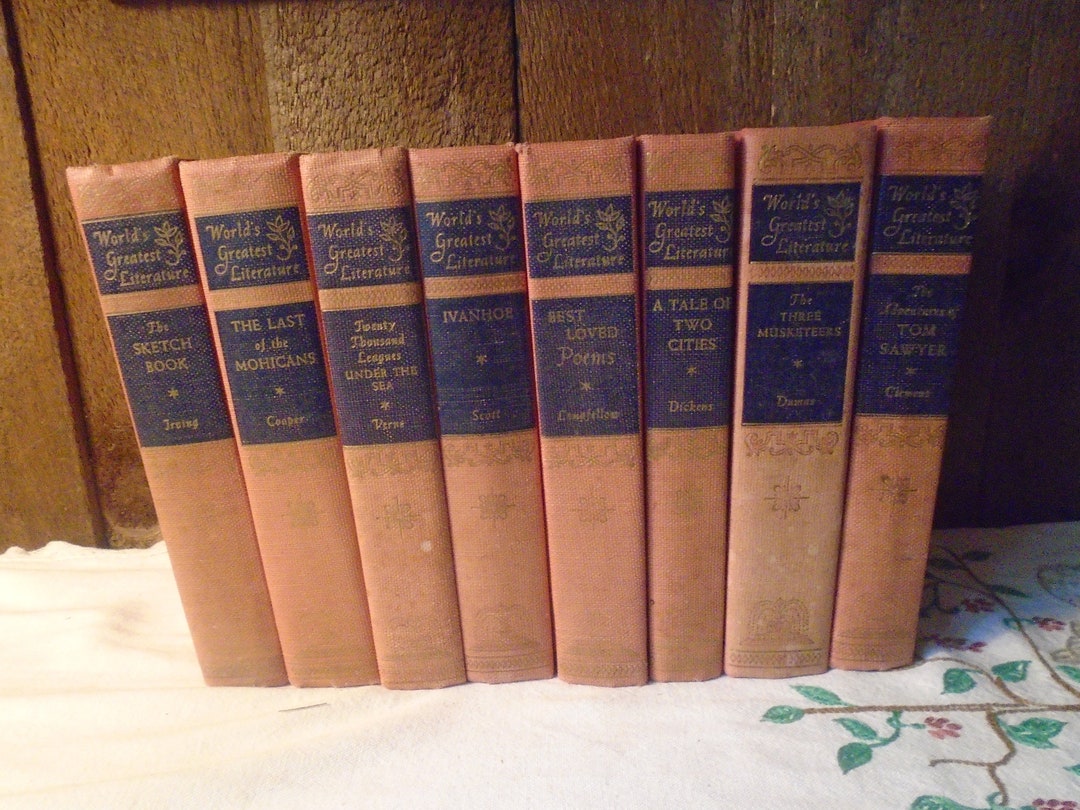 World's Greatest Literature Book Collection Set of 8 - Etsy