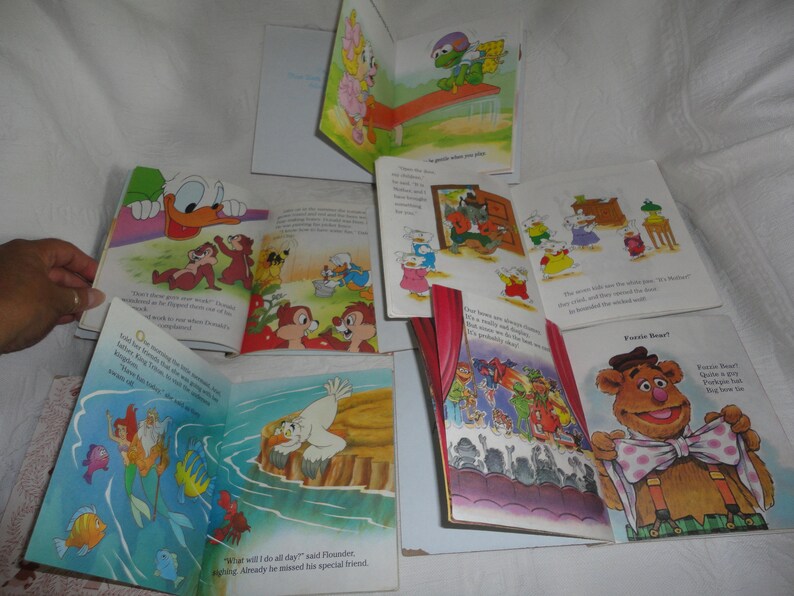 First Little Golden Books Set of 5 1989-1994 Walt Disney - Etsy