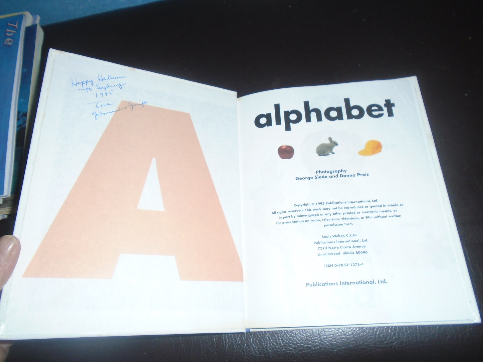 Alphabet ABC Rainbow Books Hardcover Photography by George Siede and ...