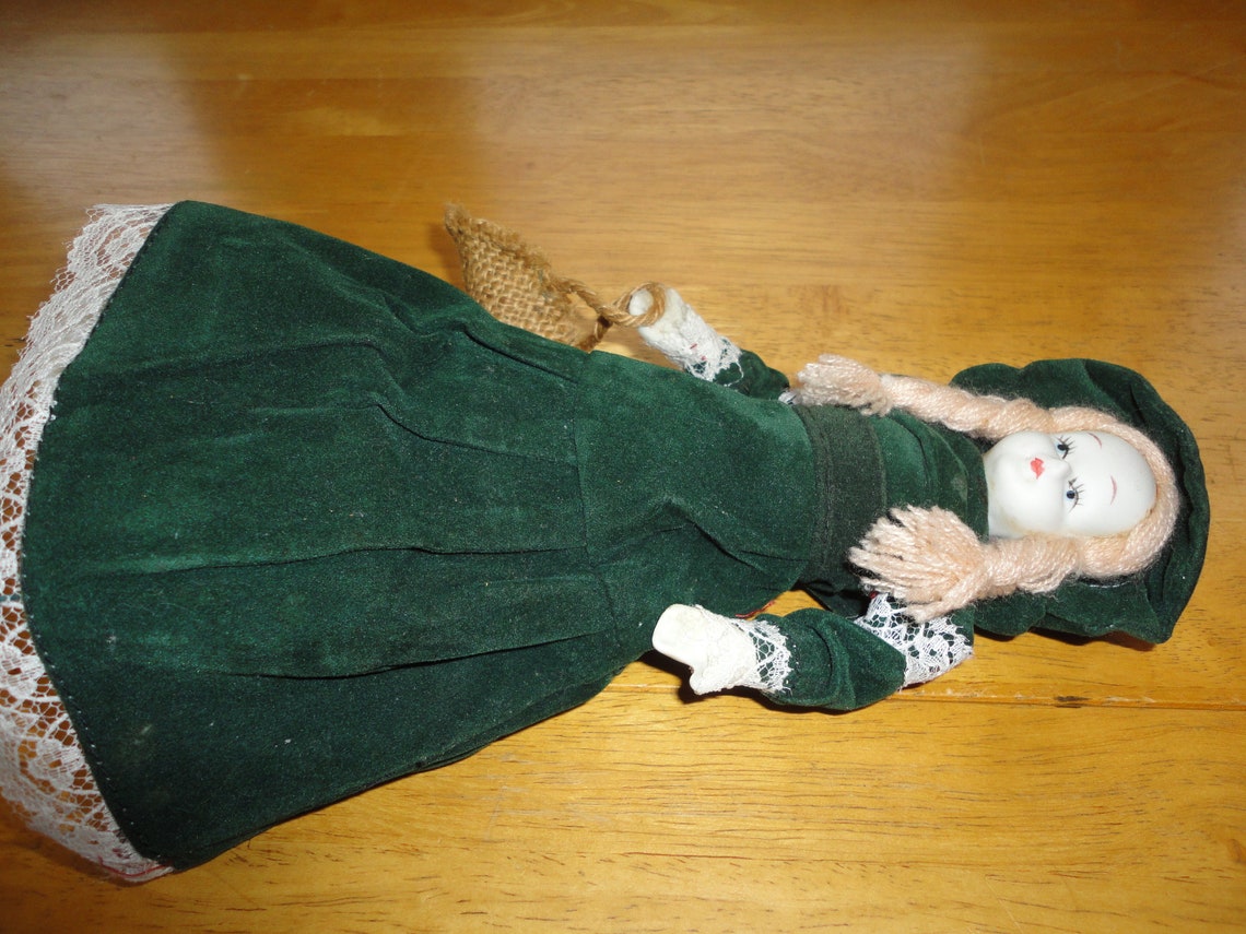 Vintage Rotating Musical Doll Hand Painted Bisque Porcelain | Etsy